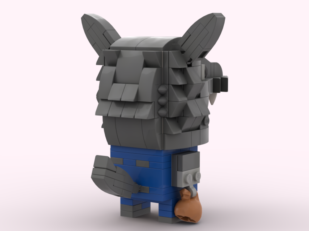 Lego Moc Lego Minifigure Series 23 Wolf Costume By Getmebricked