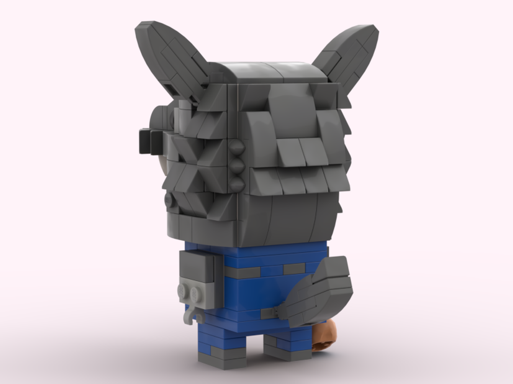 Lego Moc Lego Minifigure Series 23 Wolf Costume By Getmebricked