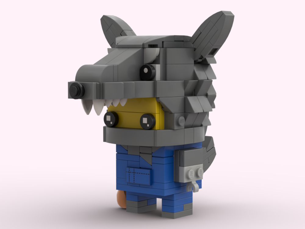 LEGO MOC Lego Minifigure Series 23 - Wolf Costume by GetMeBricked ...
