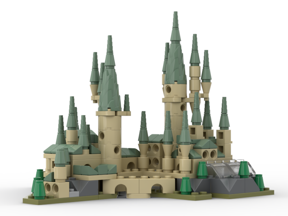 Lego Moc 30435 Hogwarts By Pocmoc Rebrickable Build With Lego