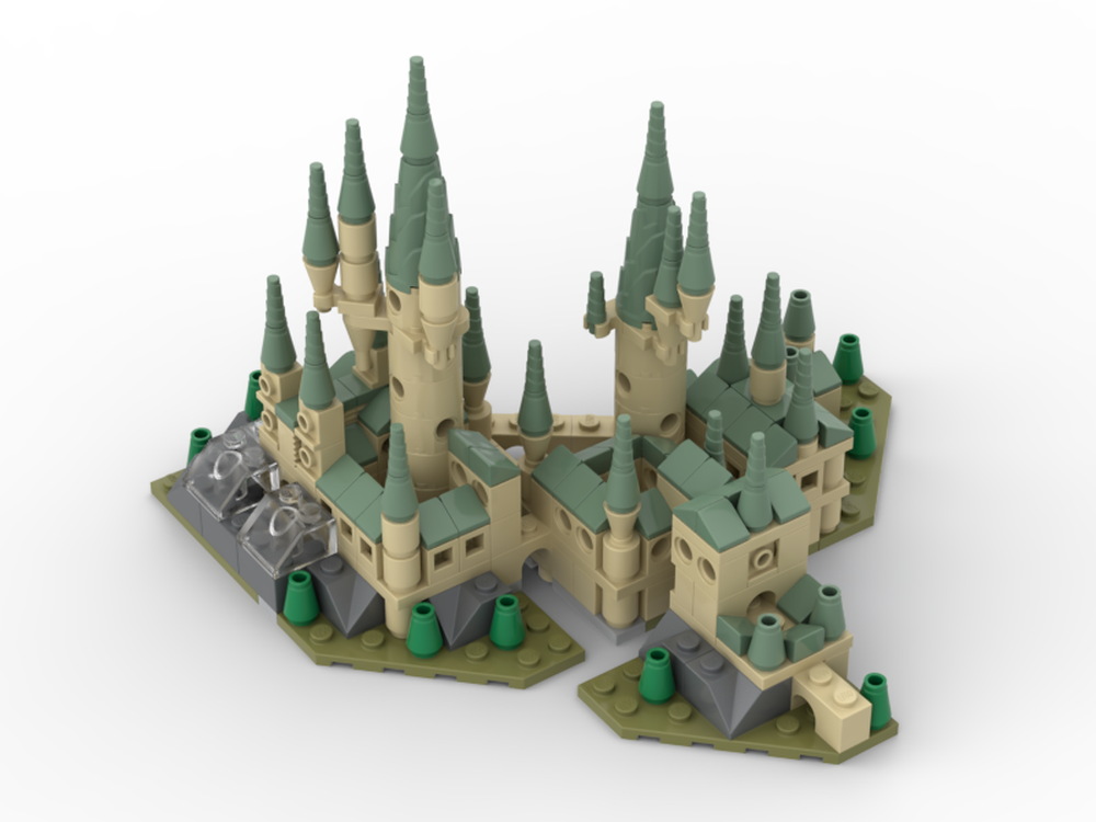 Lego Moc 30435 Hogwarts By Pocmoc Rebrickable Build With Lego