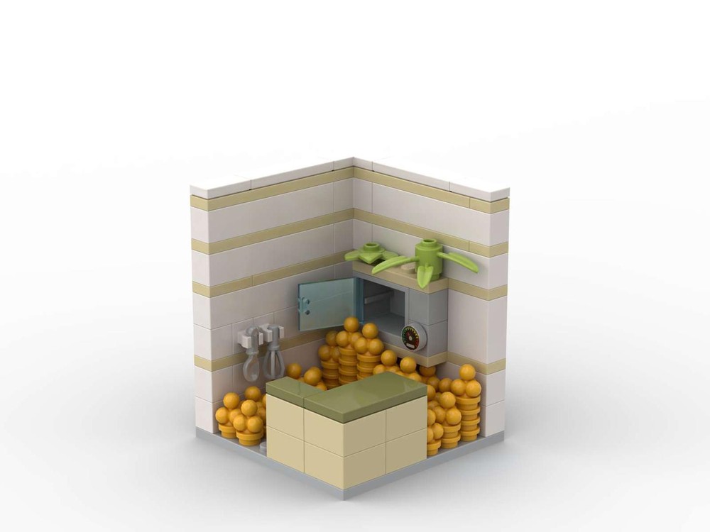 LEGO MOC Swedish Chef's Popcorn Explosion by MolesMocs | Rebrickable ...