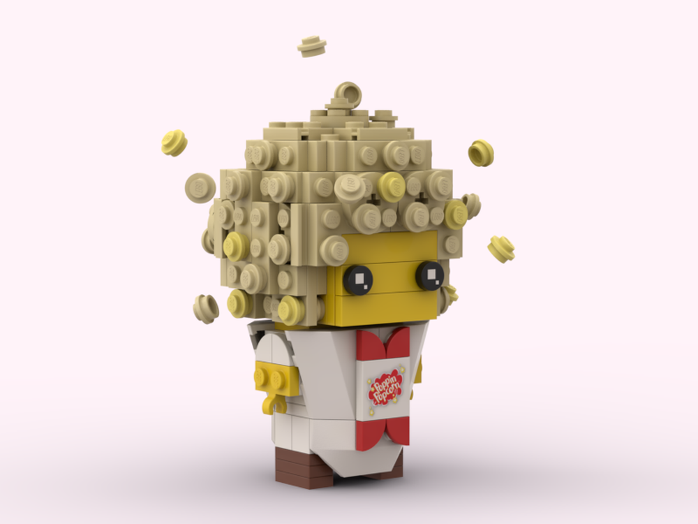 Lego Moc Lego Minifigure Series 23 Popcorn Costume By Getmebricked