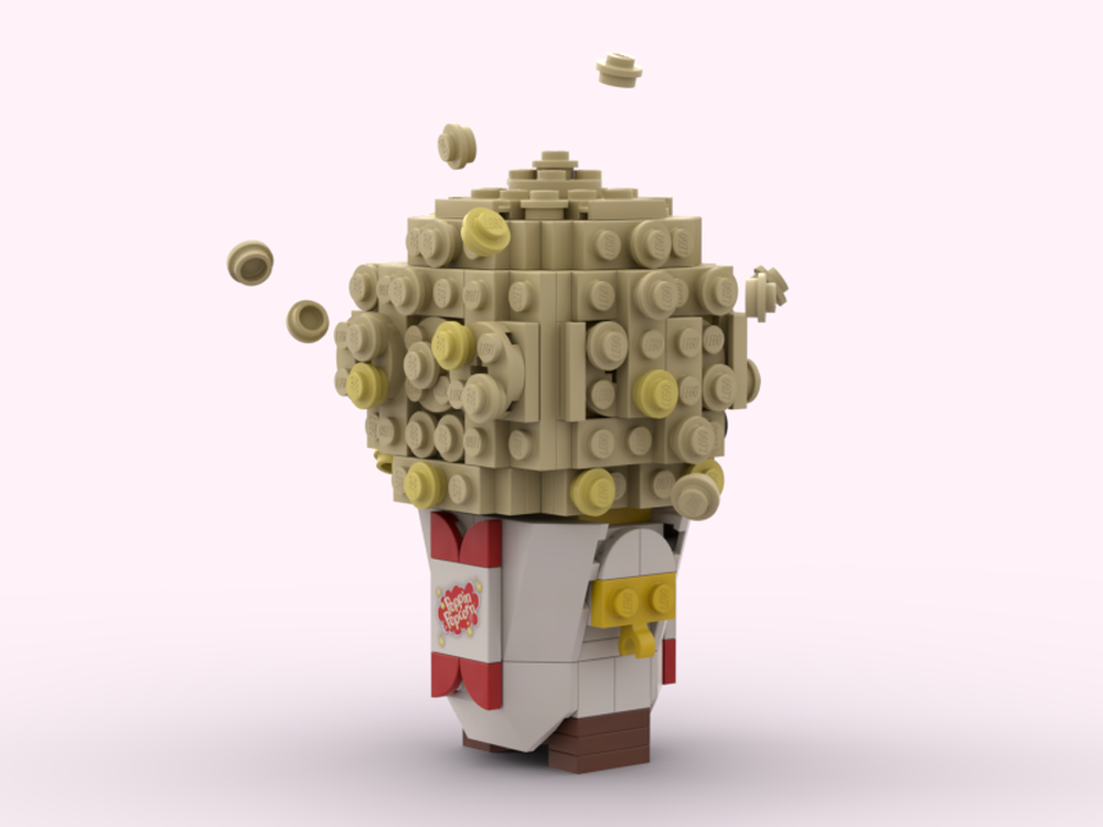 Lego Moc Lego Minifigure Series 23 Popcorn Costume By Getmebricked