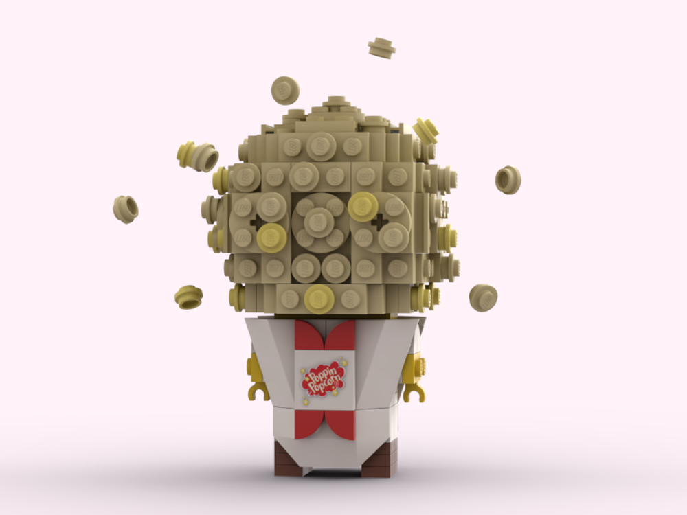 Lego Moc Lego Minifigure Series 23 Popcorn Costume By Getmebricked