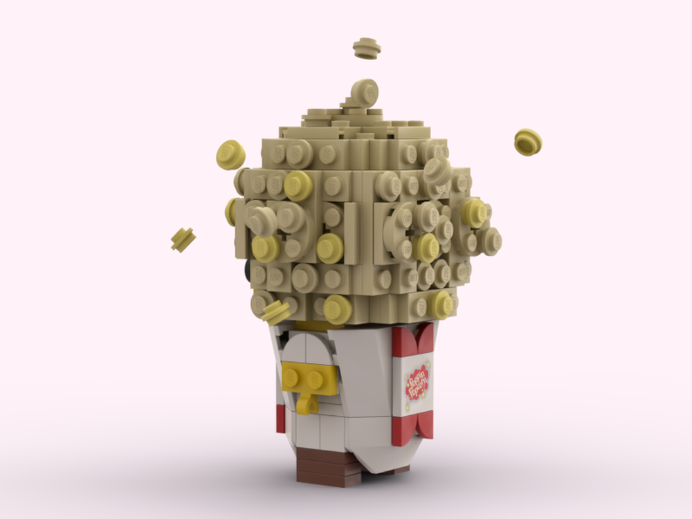 Lego Moc Lego Minifigure Series 23 Popcorn Costume By Getmebricked