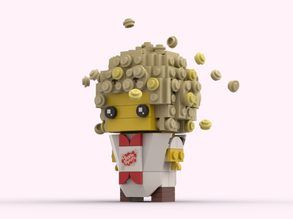 Lego Moc Lego Minifigure Series 23 Popcorn Costume By Getmebricked