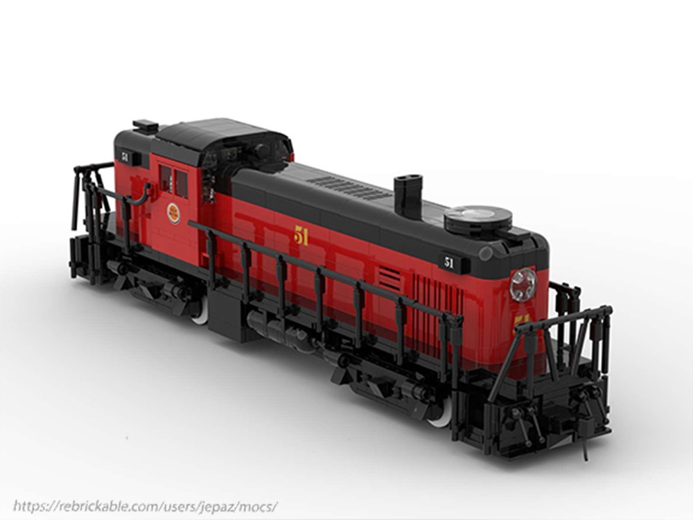 LEGO MOC Alco RS-2 Chicago Great Western by jepaz | Rebrickable - Build ...