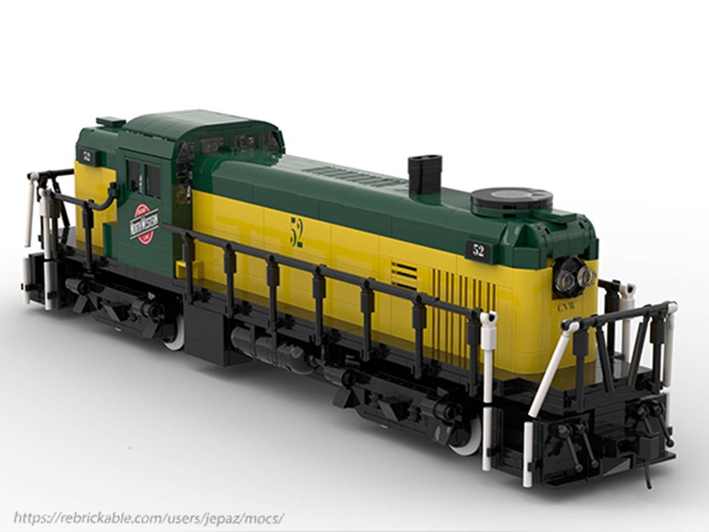 LEGO MOC Alco RS-2 Chicago Northwestern by jepaz | Rebrickable - Build ...