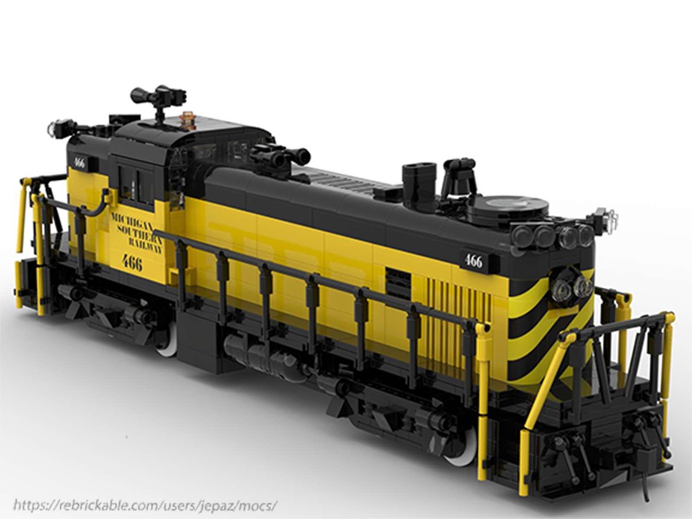 LEGO MOC Alco RS-2 Michigan Southern by jepaz | Rebrickable - Build ...