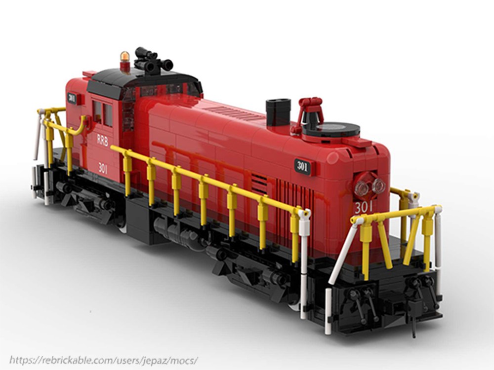 LEGO MOC Alco RS-2 Railroad Builders by jepaz | Rebrickable - Build ...