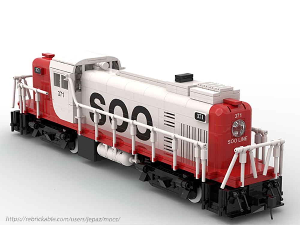 LEGO MOC Alco RS-2 SOO Line by jepaz | Rebrickable - Build with LEGO