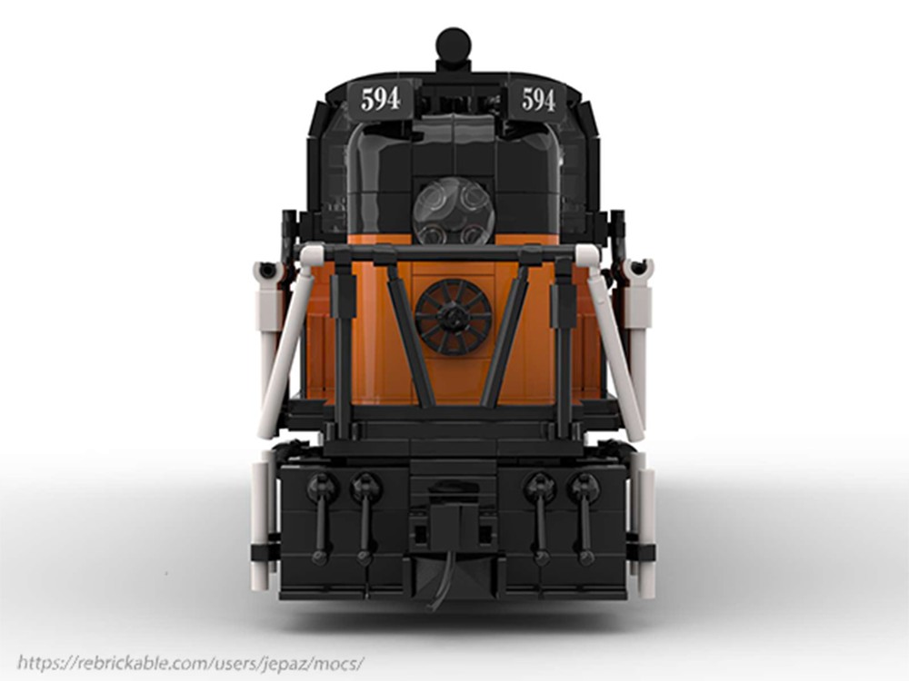 LEGO MOC Alco RSC-2 Milwaukee Road by jepaz | Rebrickable - Build with LEGO