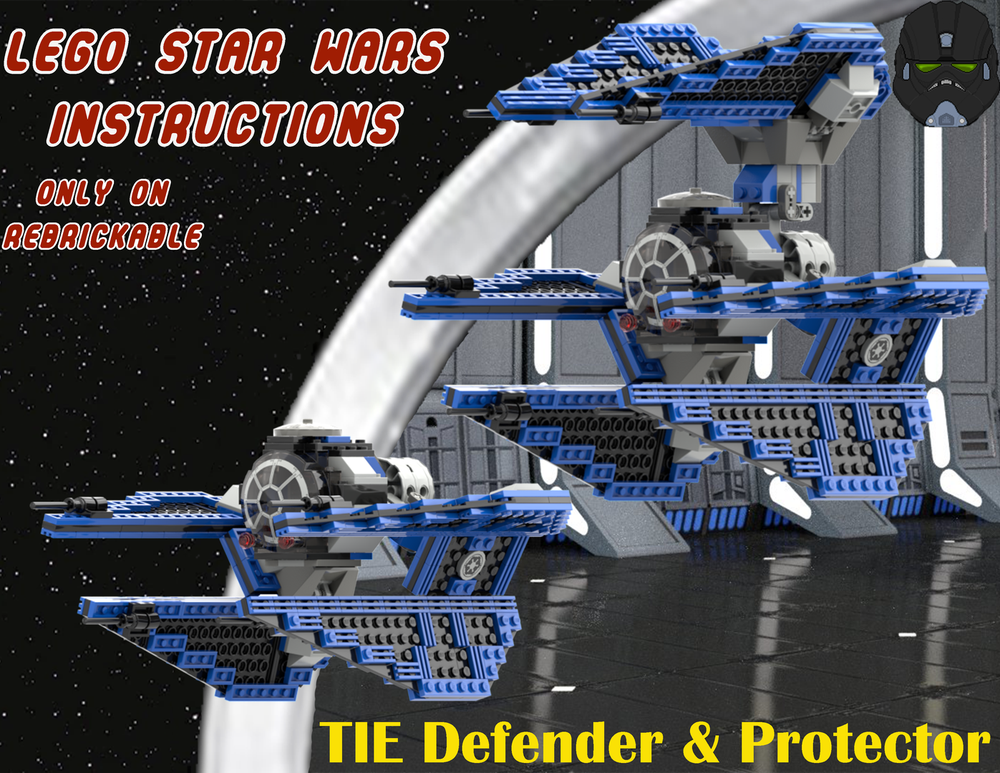 LEGO MOC Classic-Style TIE/D Defender & Protector by ...