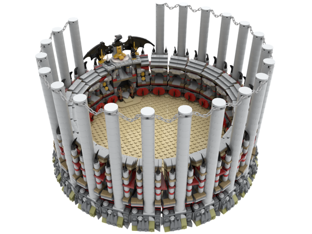 LEGO MOC SkyWing/Queen Scarlet's Arena by Woffle Dude | Rebrickable ...