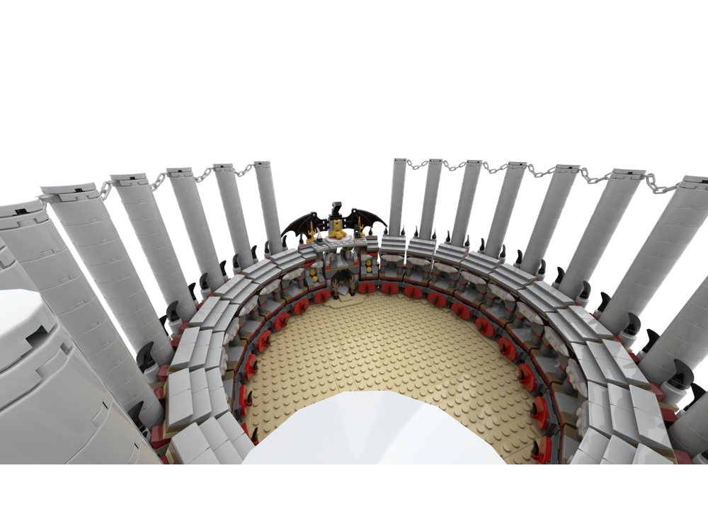 LEGO MOC SkyWing/Queen Scarlet's Arena by Woffle Dude | Rebrickable ...