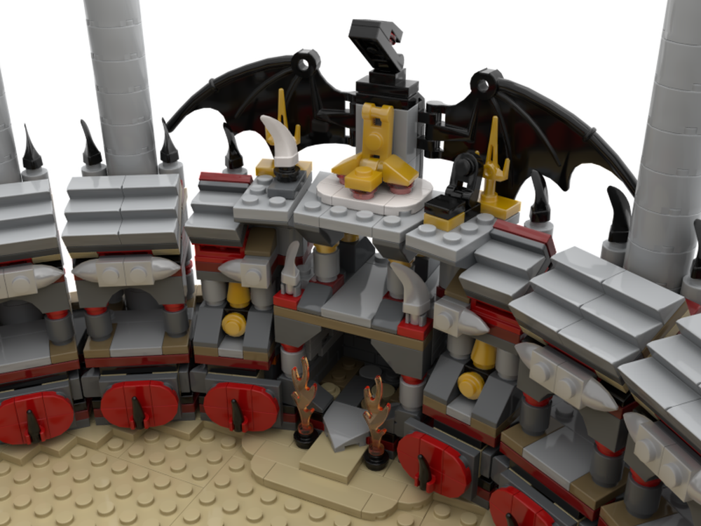 LEGO MOC SkyWing/Queen Scarlet's Arena by Woffle Dude | Rebrickable ...