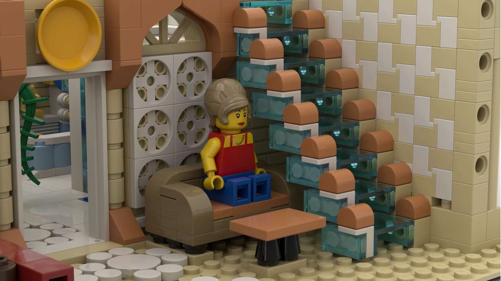 LEGO MOC The Hamam by LegoBricking | Rebrickable - Build with LEGO