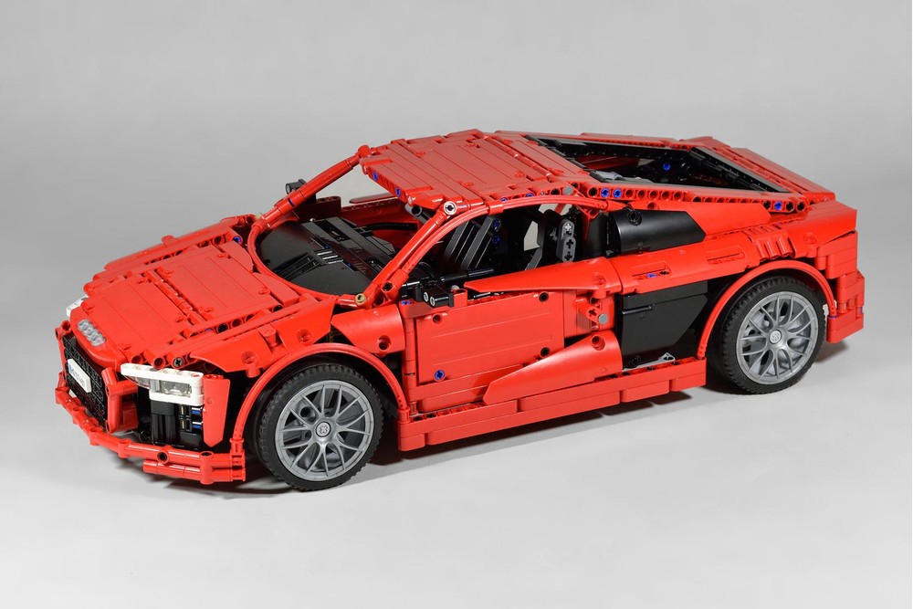LEGO MOC Audi R8 V10 (1:10) by Artemy Zotov | Rebrickable - Build with LEGO