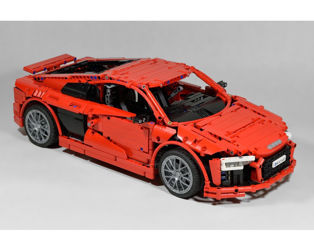 LEGO MOC Audi R8 V10 (1:10) by Artemy Zotov | Rebrickable - Build with LEGO