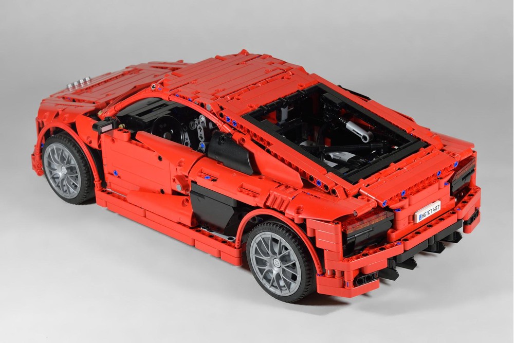 LEGO MOC Audi R8 V10 (1:10) by Artemy Zotov | Rebrickable - Build with LEGO