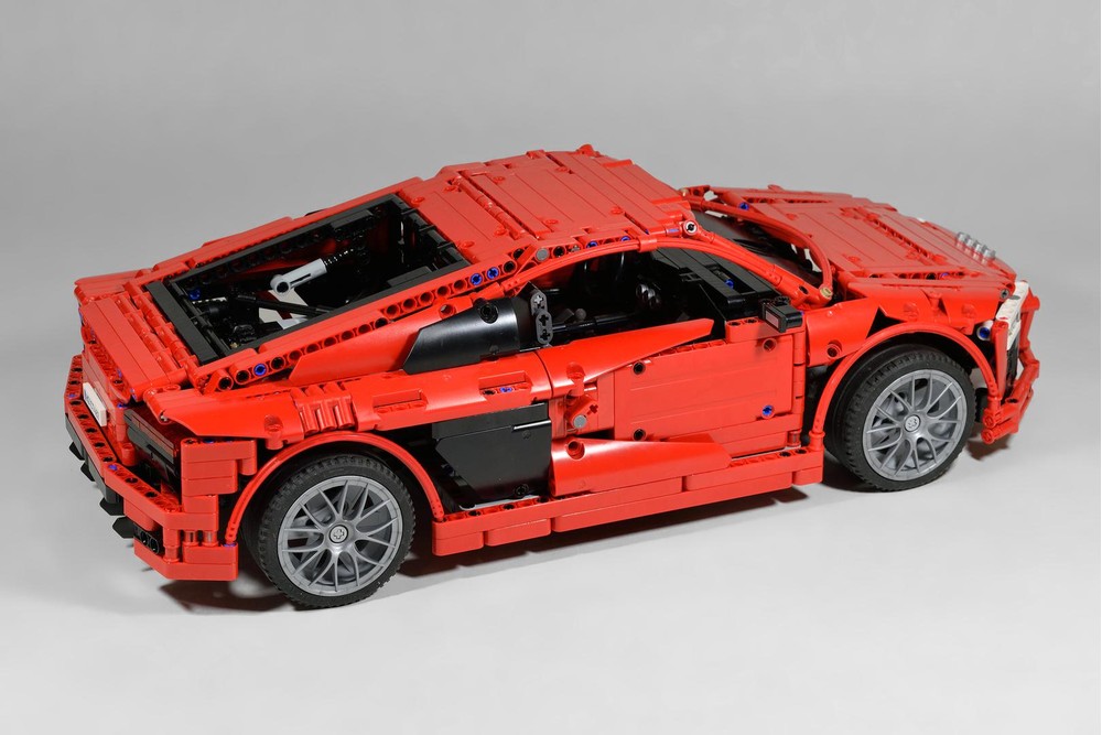 LEGO MOC Audi R8 V10 (1:10) by Artemy Zotov | Rebrickable - Build with LEGO