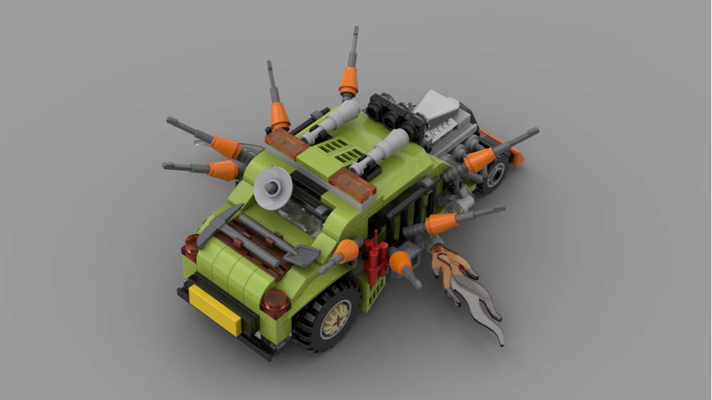 LEGO MOC Power Hot Rod by Mobilox Studios | Rebrickable - Build with LEGO