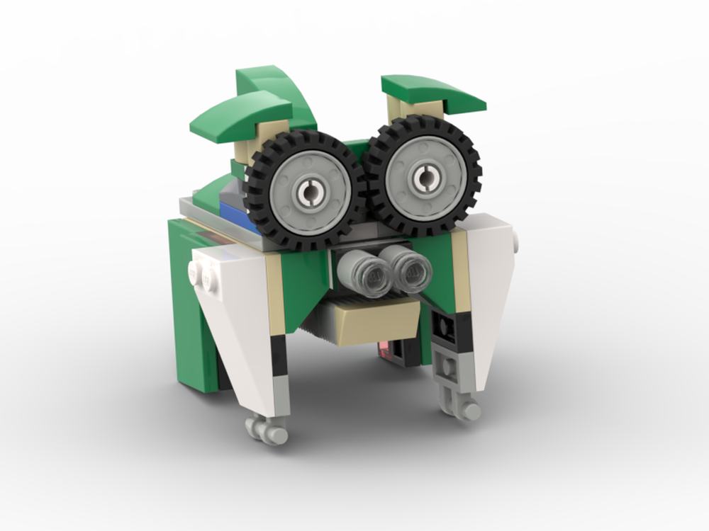 LEGO MOC Green Car Pig by eric_nunya | Rebrickable - Build with LEGO