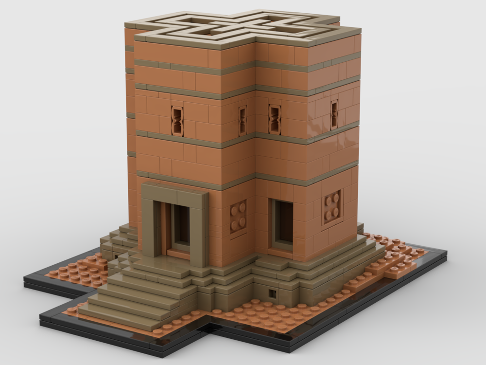 LEGO MOC Bete Giyorgis - Lalibela by Rauy | Rebrickable - Build with LEGO