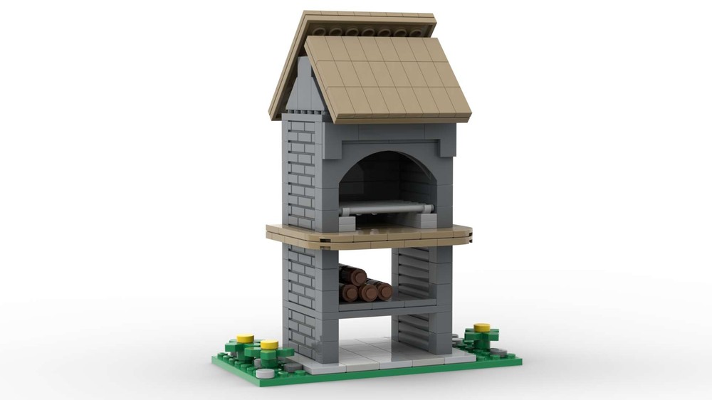 LEGO MOC Garden fireplace by barsim70 | Rebrickable - Build with LEGO