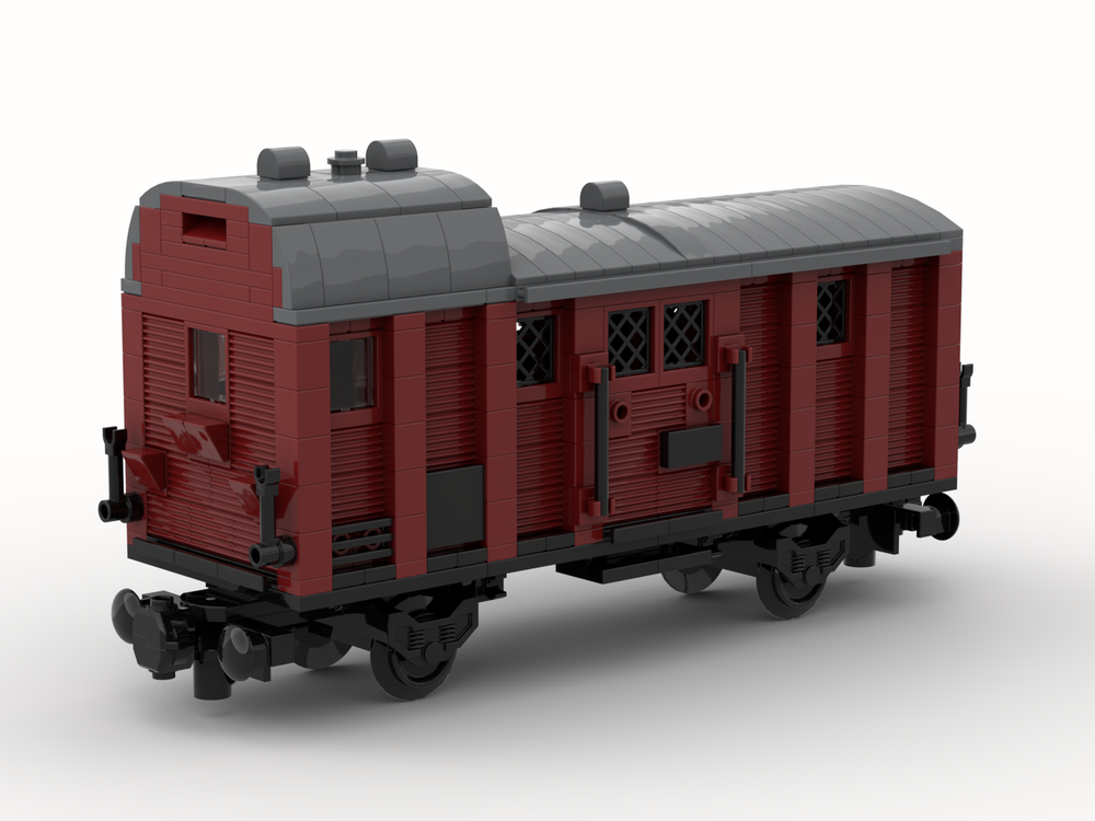 LEGO MOC Caboose Freight Wagon (8w) by copernicus508 | Rebrickable ...