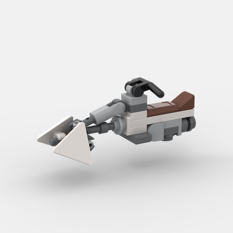 LEGO MOC Light Travel Speeder Bike by Rebel.Punk | Rebrickable - Build ...