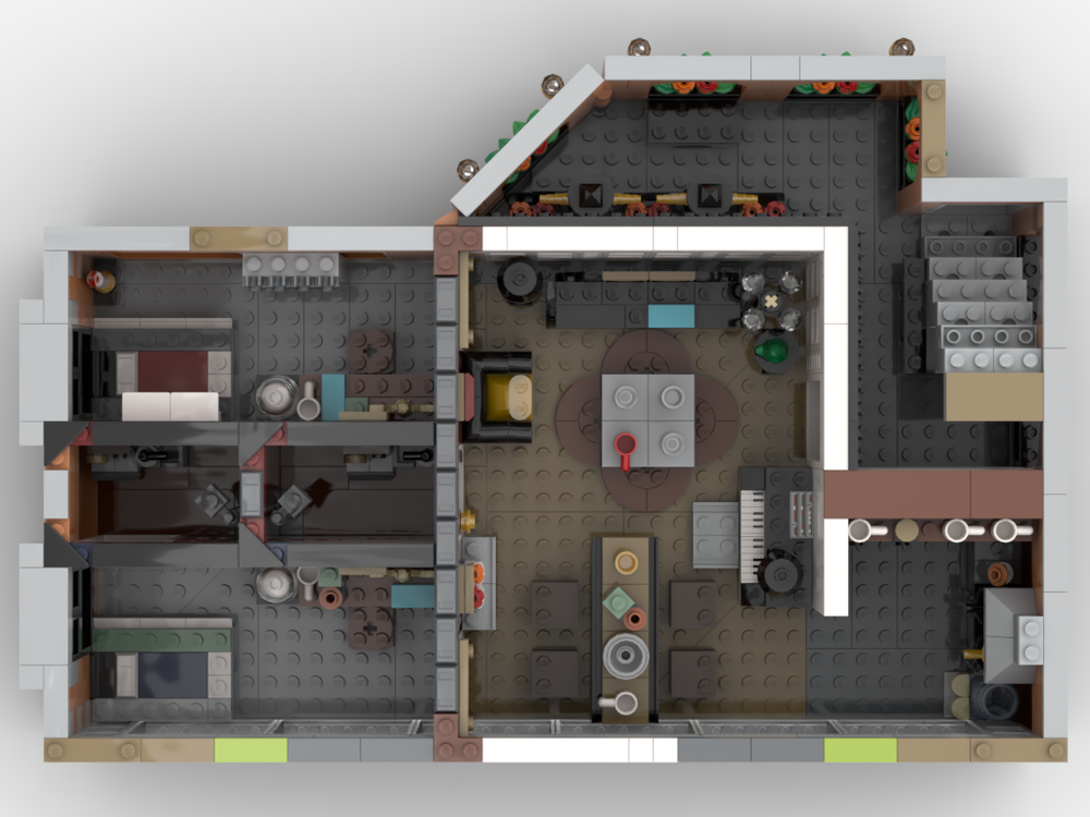 LEGO MOC SitComplex - 12 Grimmauld Apartment by Brick Artisan ...