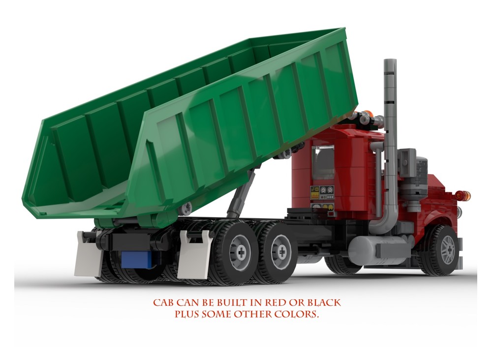 LEGO MOC Mack R Series Tipper Truck - White/Green by Brick.Mocman ...