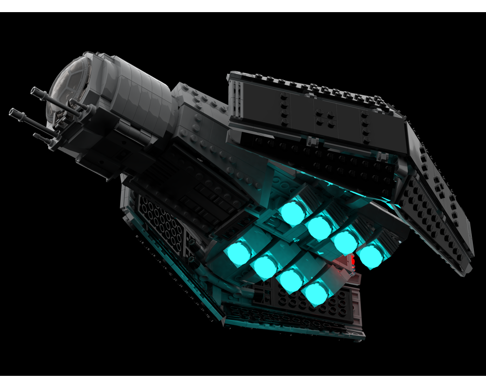 Lego Moc Tie Scimitar By Thrawnsrevenge Rebrickable Build With Lego
