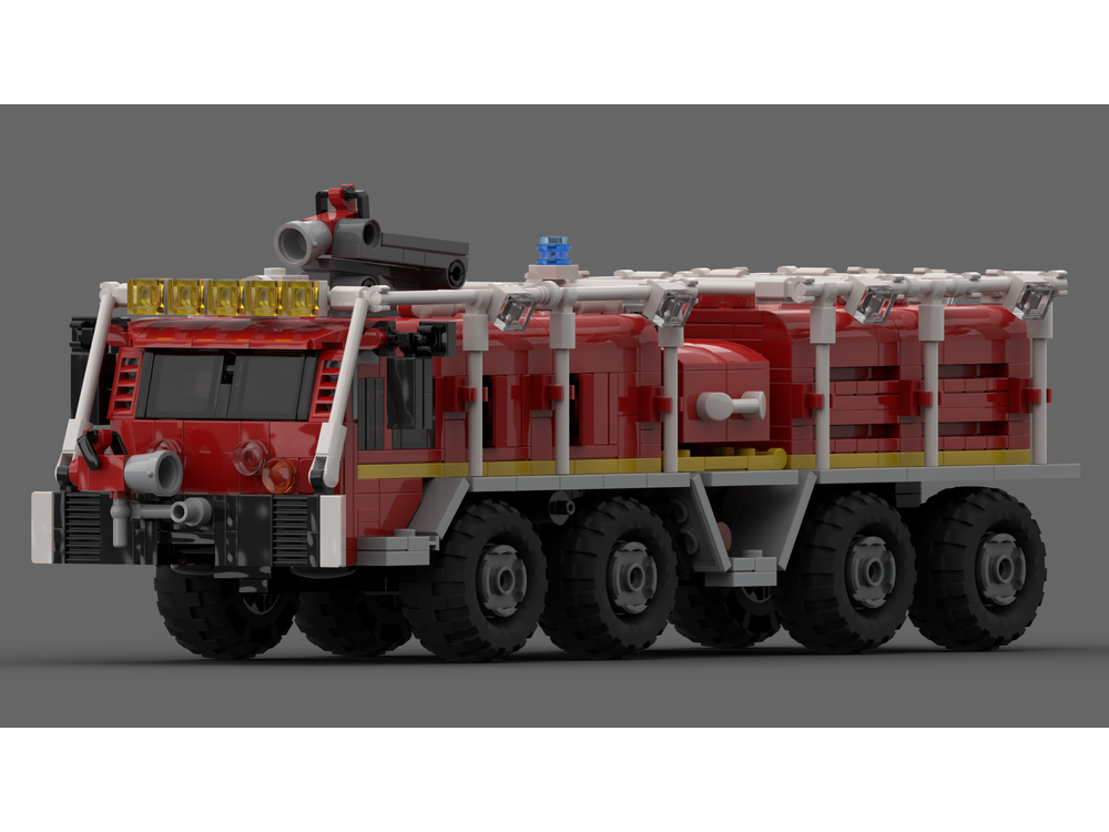 LEGO MOC Fire MAZ 537 by FritesAuFour | Rebrickable - Build with LEGO