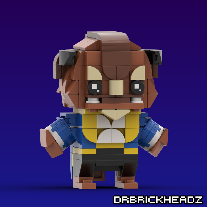 LEGO MOC The Beast (Beauty and the Beast) Custom Brickheadz by ...