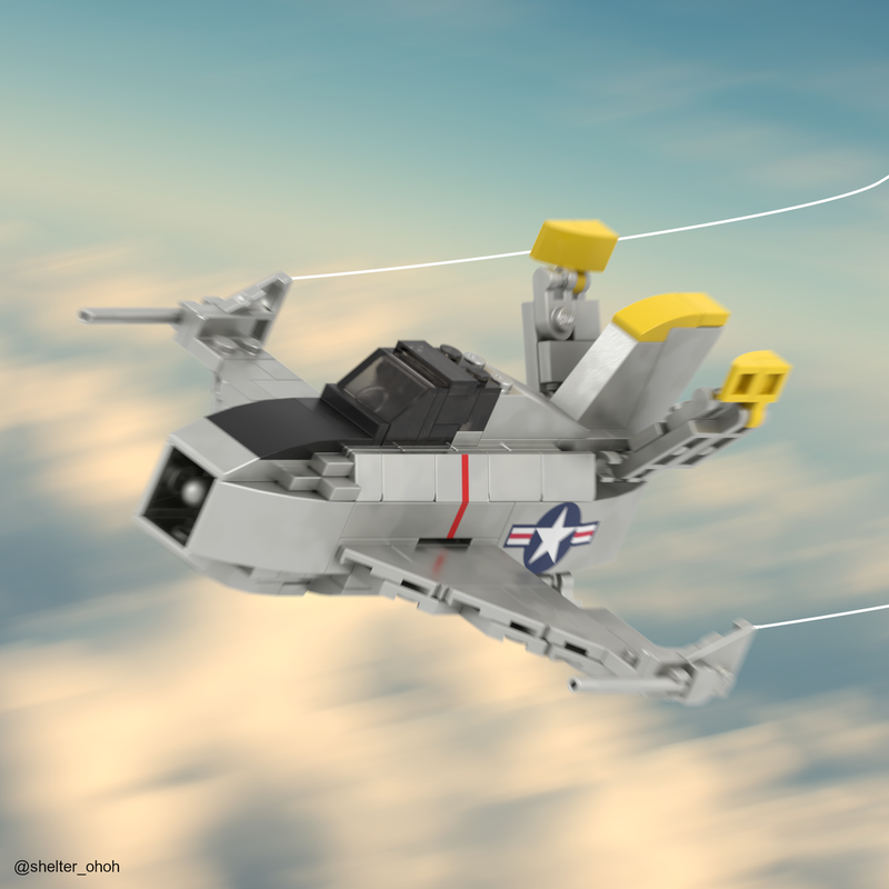 LEGO MOC 1/35 XF-85 Goblin by SHELTER_OhOh | Rebrickable - Build with LEGO