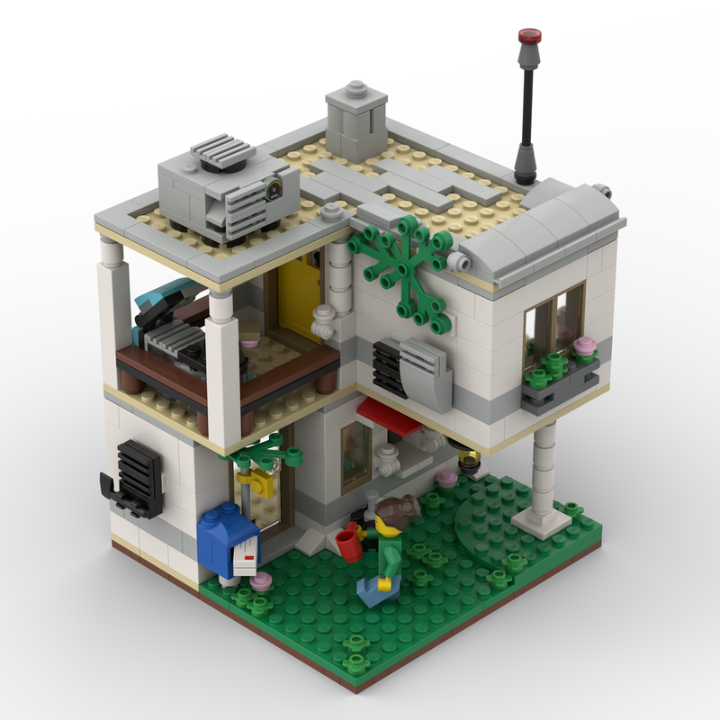 LEGO MOC 31069 Custom Modular family villa by loox8332 | Rebrickable ...