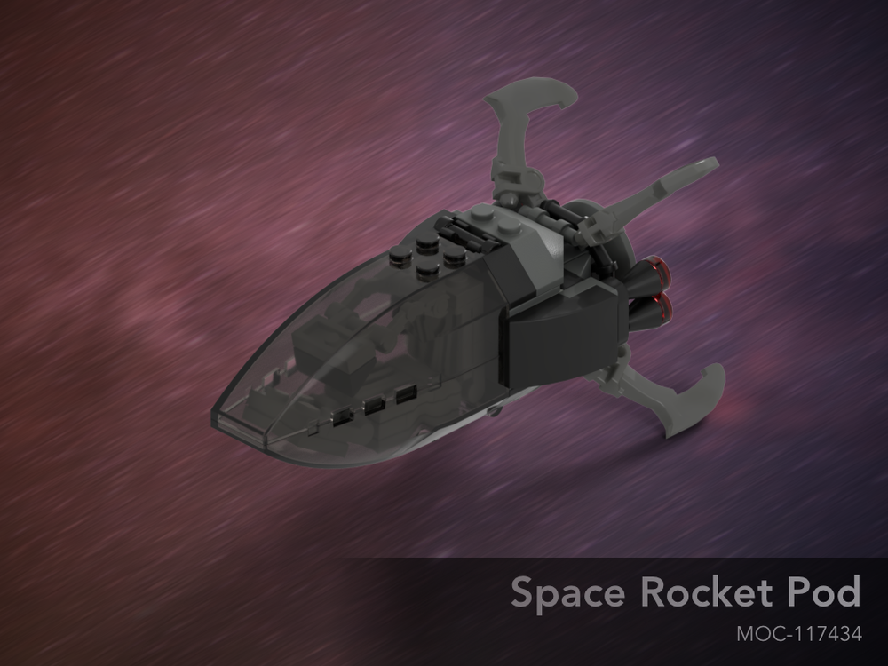 LEGO MOC Rocket Pod by brampf | Rebrickable - Build with LEGO