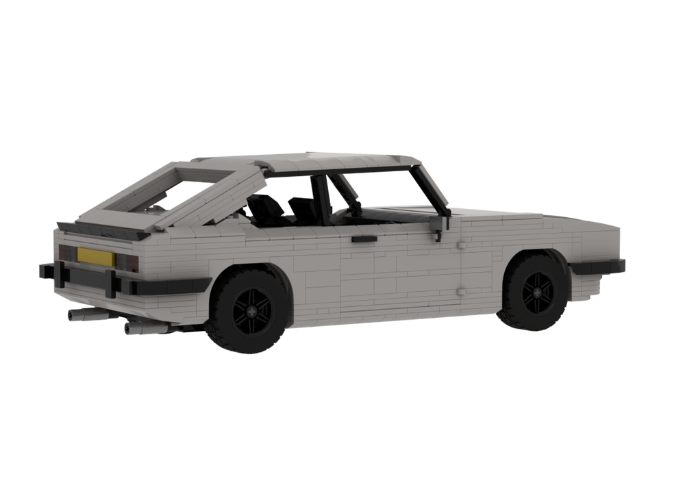 Lego Moc Ford Capri 30s Mk Iii 1978 1986 V6 Essex Engine White