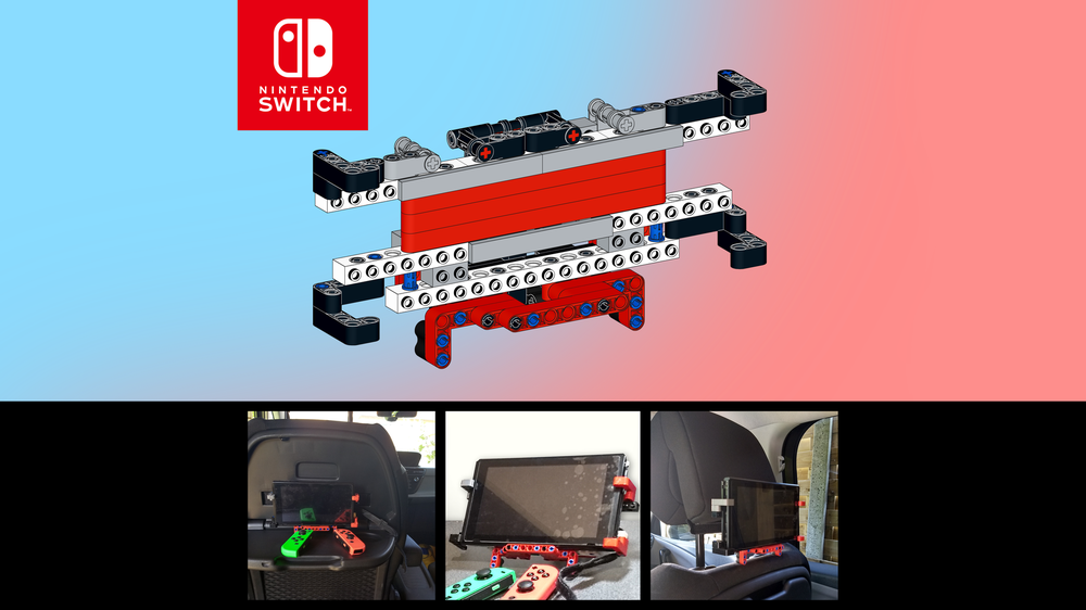 LEGO MOC Nintendo Switch kickstand and car mount by DotNet ...