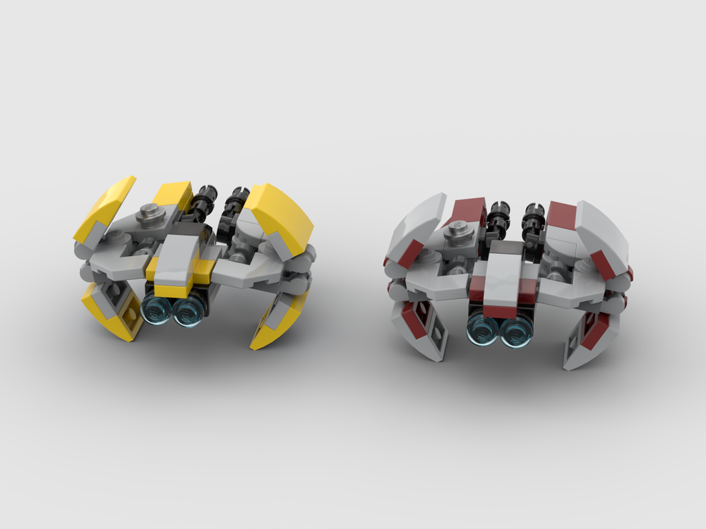 Lego Moc Jedi Interceptors By Igorskywalker Rebrickable Build With Lego