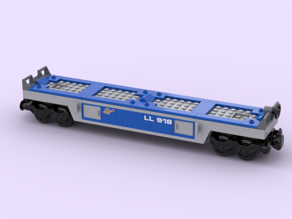 LEGO MOC Classic Space Style Container Flat Car by excalibur115 ...