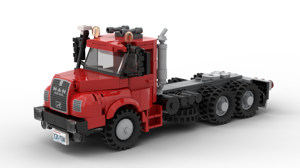 LEGO MOC MAN Hauber Day Cab by Yellow.LXF | Rebrickable - Build with LEGO