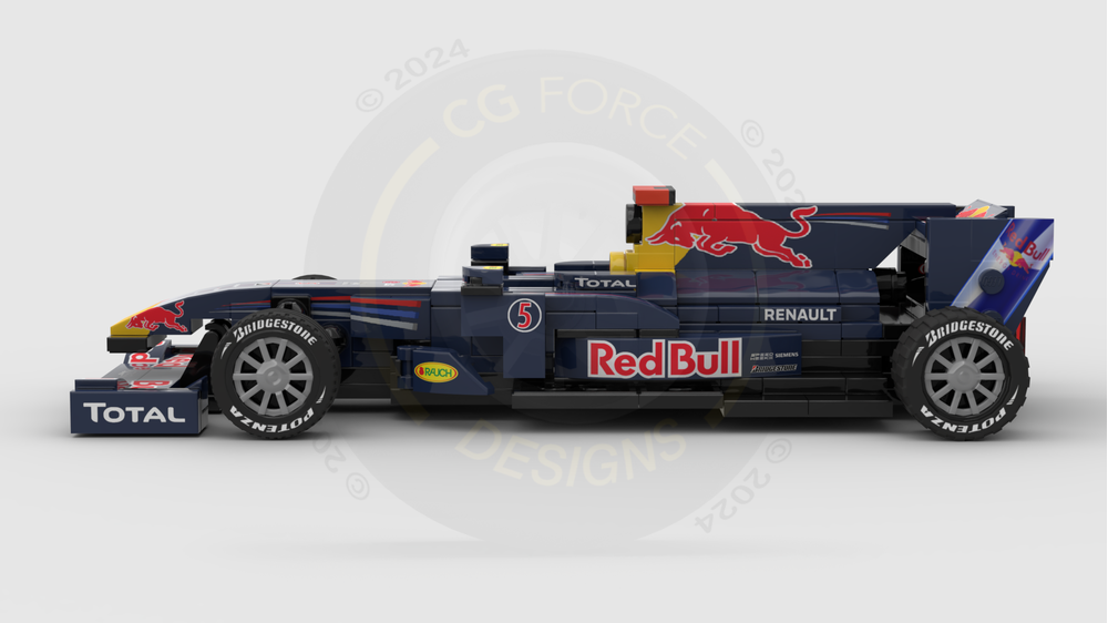 Lego Moc F1 Red Bull Racing Rb6 By Cgforcedesigns Rebrickable Build