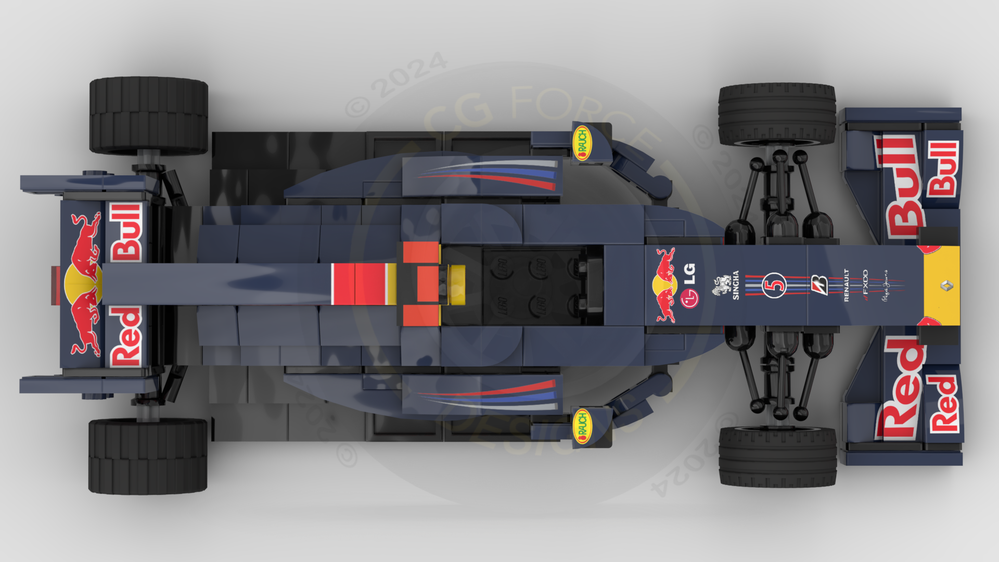 Lego Moc F1 Red Bull Racing Rb6 By Cgforcedesigns Rebrickable Build