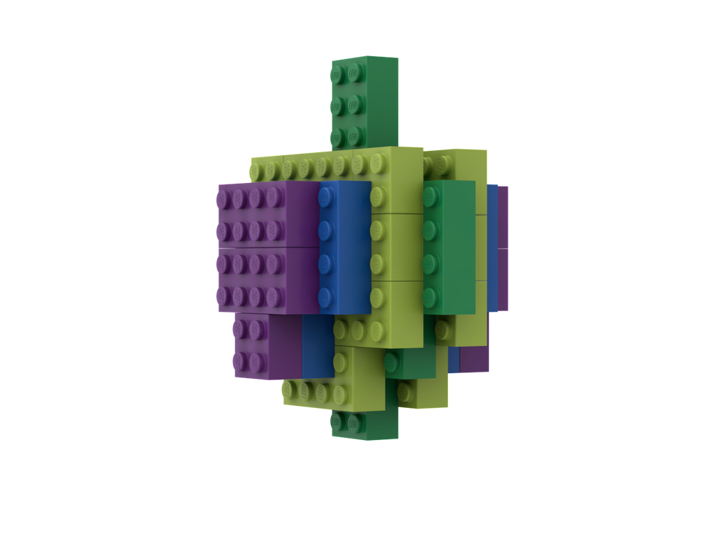 LEGO MOC Dreidel #4 - SNOT by LegoOri | Rebrickable - Build with LEGO