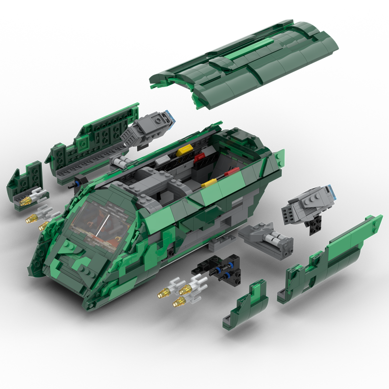 LEGO MOC Stargate Atlantis Puddle Jumper (LEGO® colors) by axsbricks ...