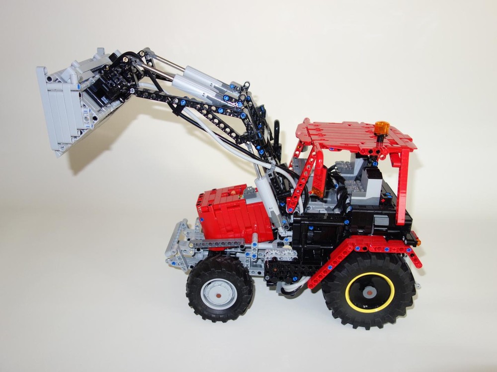 Lego Moc Rc Tractor By Filbert Rebrickable Build With Lego